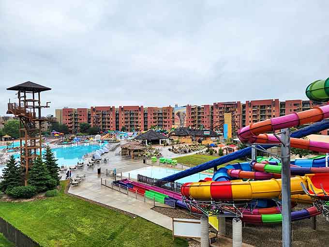 Strike up some dry fun at Kalahari's bowling alley, where the only thing getting soaked is your competitive spirit.