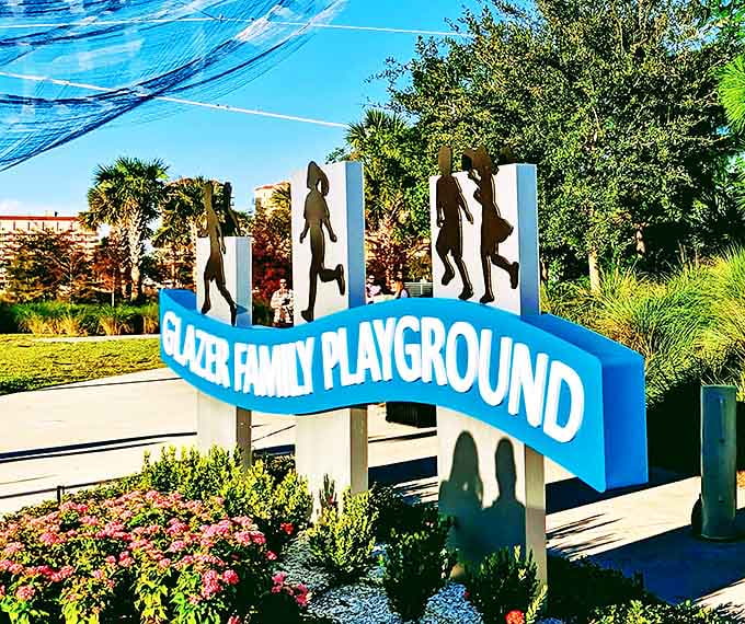 The welcoming sign promises family fun but delivers something even better &ndash; screen-free engagement that kids actually prefer over video games.