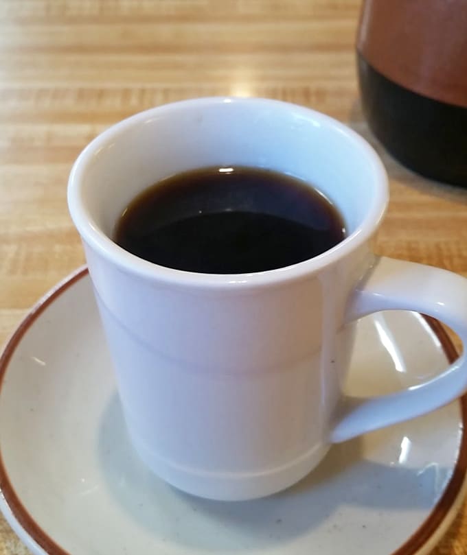 In a world of fancy coffee concoctions, there's something profoundly satisfying about a simple, honest cup served in a sturdy diner mug.