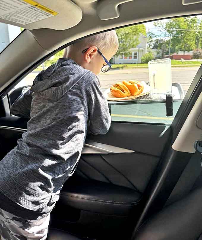 Car-side dining at its finest &ndash; where the front seat becomes your personal dining room and every meal feels like a special occasion.