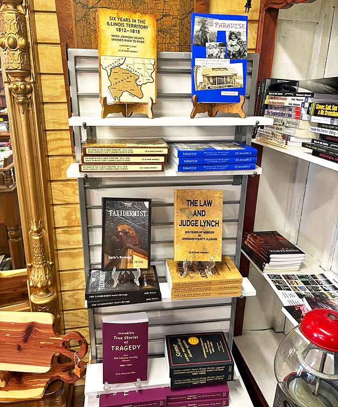 Between these covers lie not just stories but pieces of Southern Illinois heritage, preserved in ink and waiting for curious minds.