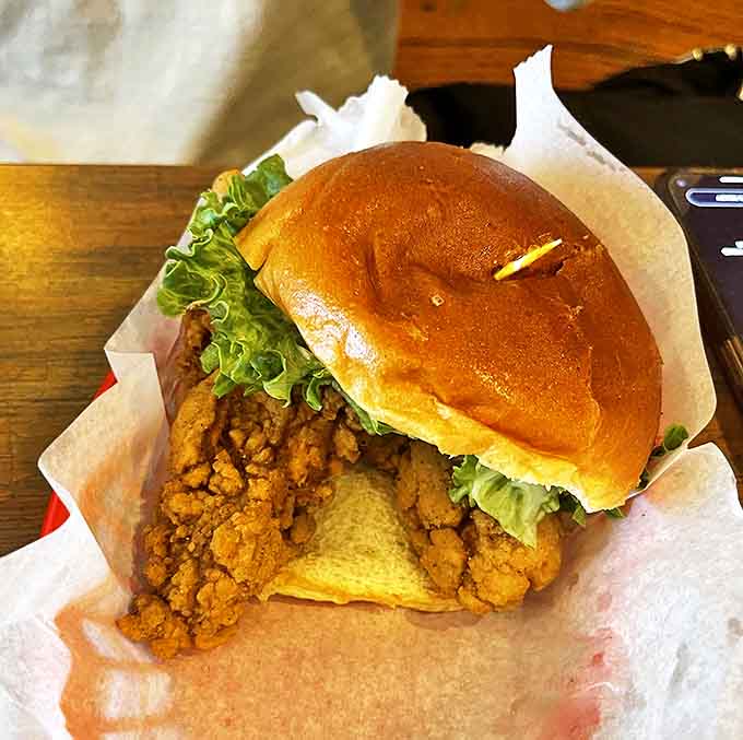 Crispy, juicy, and utterly satisfying &ndash; this chicken sandwich demonstrates why Kewpee has remained a beloved institution while flashier establishments come and go.