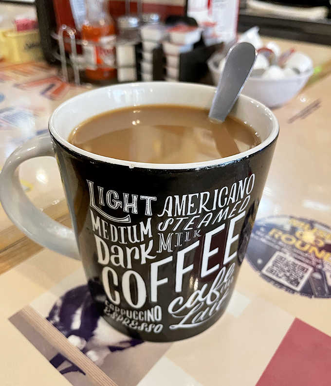 Not just a vessel for caffeine, but a warm ceramic hug for your hands &ndash; this coffee mug promises liquid motivation for whatever the day might bring.