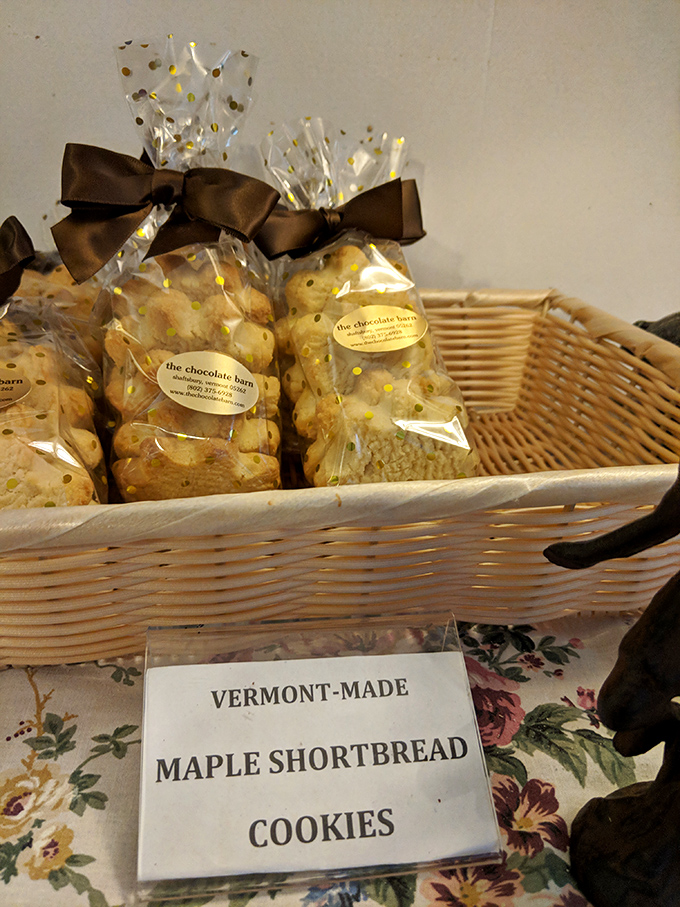 Vermont-made maple shortbread cookies - buttery treasures infused with the state's liquid gold, perfect for gifting (or hoarding).
