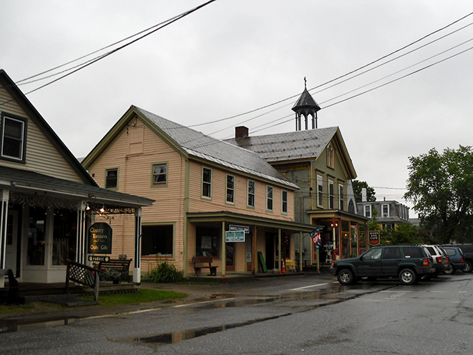 Rain-slicked streets can't dampen Chester's charm &ndash; these historic buildings have weathered far worse than a little Vermont drizzle.