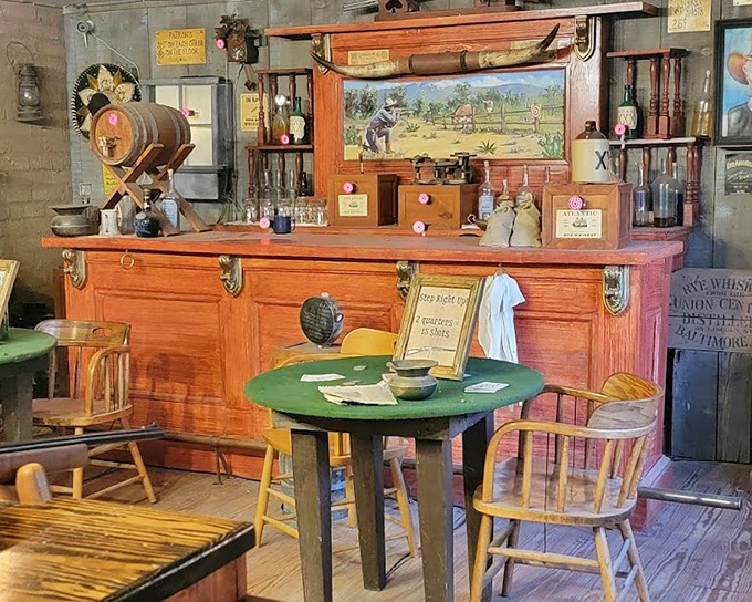 This isn't manufactured ambiance &ndash; it's atmosphere that's been marinating for decades, with every wooden surface telling its own story.