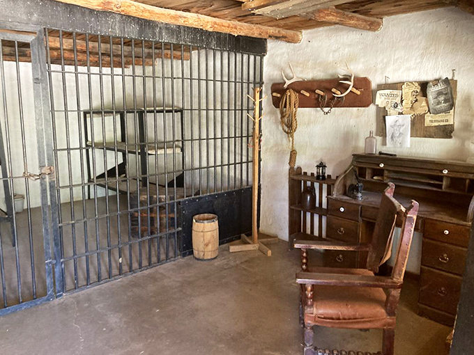 The town jail offered accommodations so spartan they'd get zero stars on TripAdvisor today.