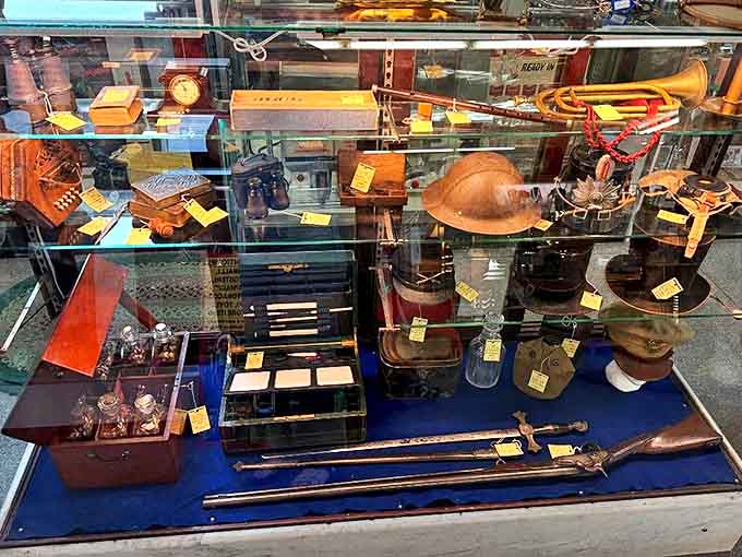 Military collectibles and historical items displayed with the reverence they deserve, connecting us to the real people who made history.