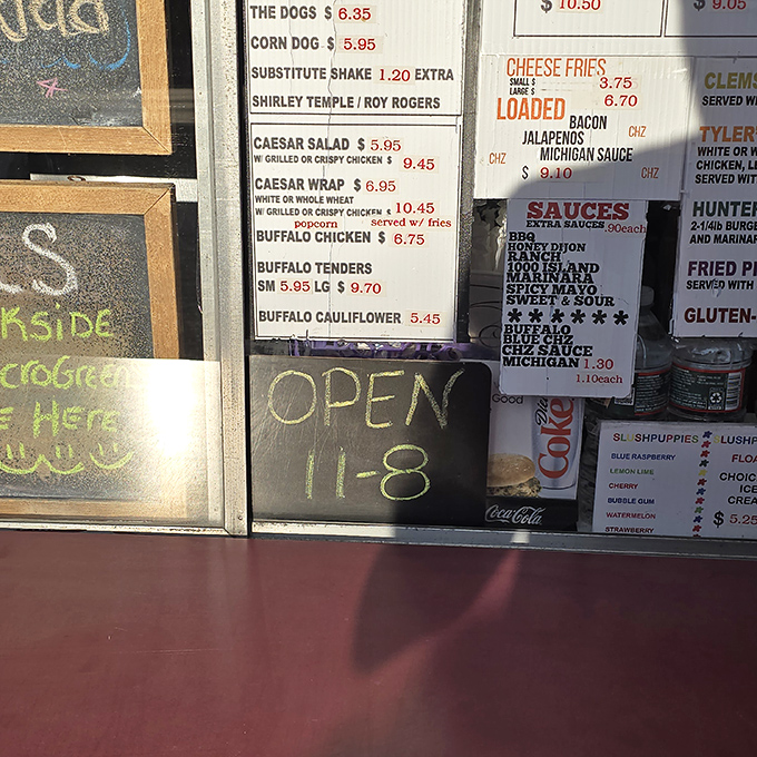 Open 11-8 might be the three most beautiful words in the English language when you're hungry and in Arlington, Vermont.