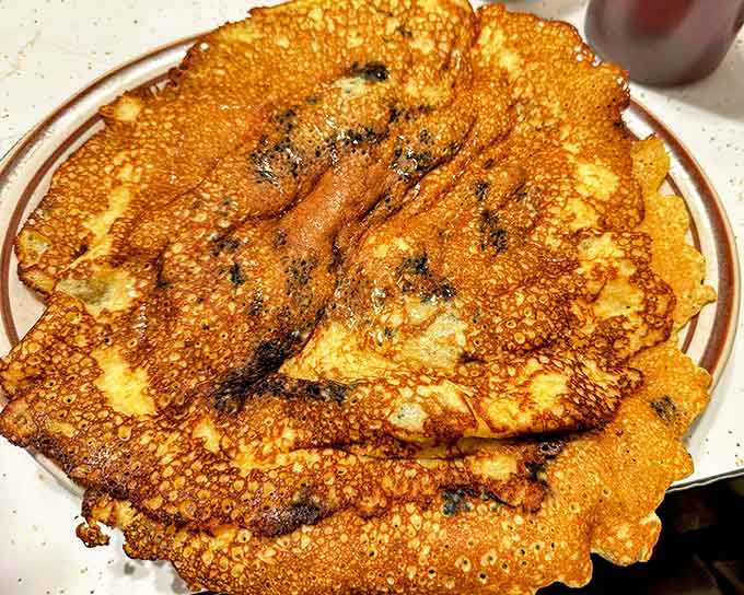 These aren't your average pancakes; they're golden-brown masterpieces with crispy edges and tender centers that put chain restaurants to shame.