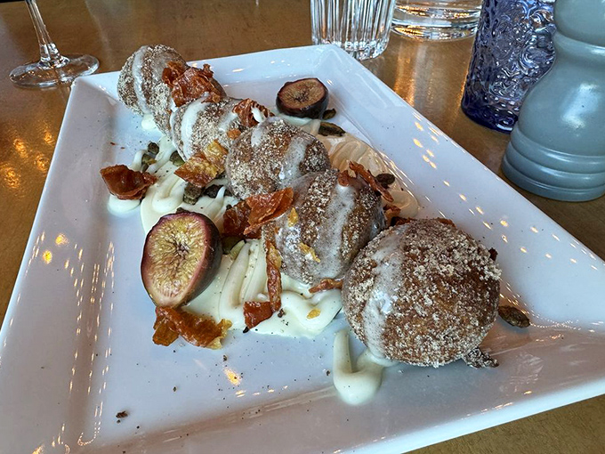 Warm pumpkin donuts dusted with cinnamon sugar make you wonder why anyone would settle for ordinary desserts again.