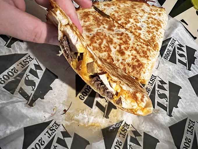 Quesadillas that make you question why you don't eat them every day &ndash; crispy, gooey, and utterly satisfying.