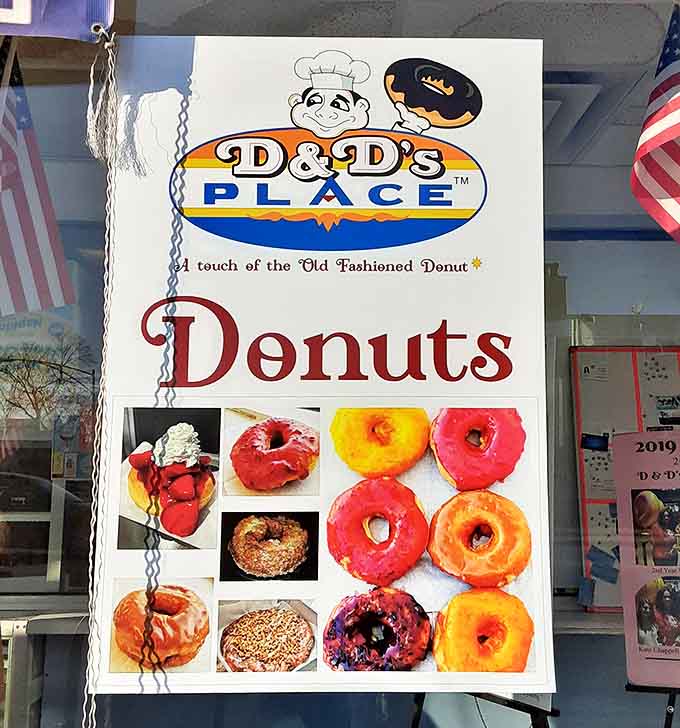 The charming signage promises "A touch of the Old Fashioned Donut"&mdash;an understatement for the transcendent treats that await inside.