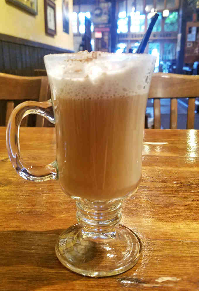An Irish coffee that's a dessert, a nightcap, and a warm hug all in one beautiful glass &ndash; the perfect finale to your meal.