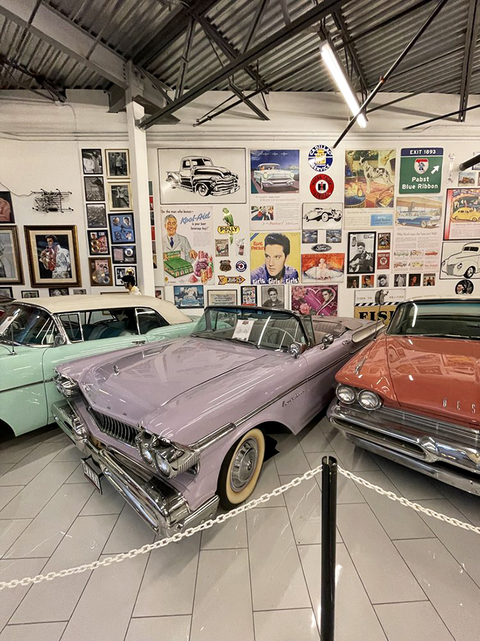 These pastel dream machines aren't just cars; they're rolling sculptures from an era when fins weren't just for fish.