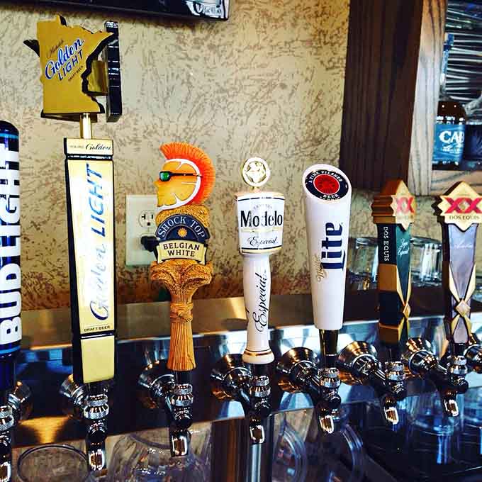The beer selection offers enough variety to make any brew enthusiast happily confused about what to order first.