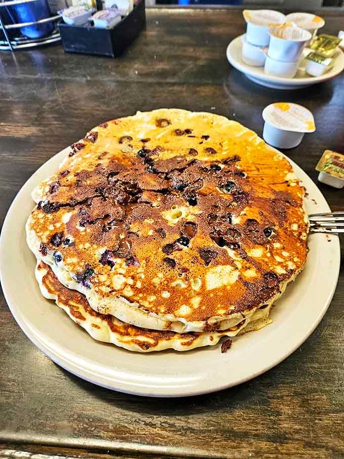 Breakfast or dessert? The correct answer is "Yes." These pancakes make waking up early almost worth it.