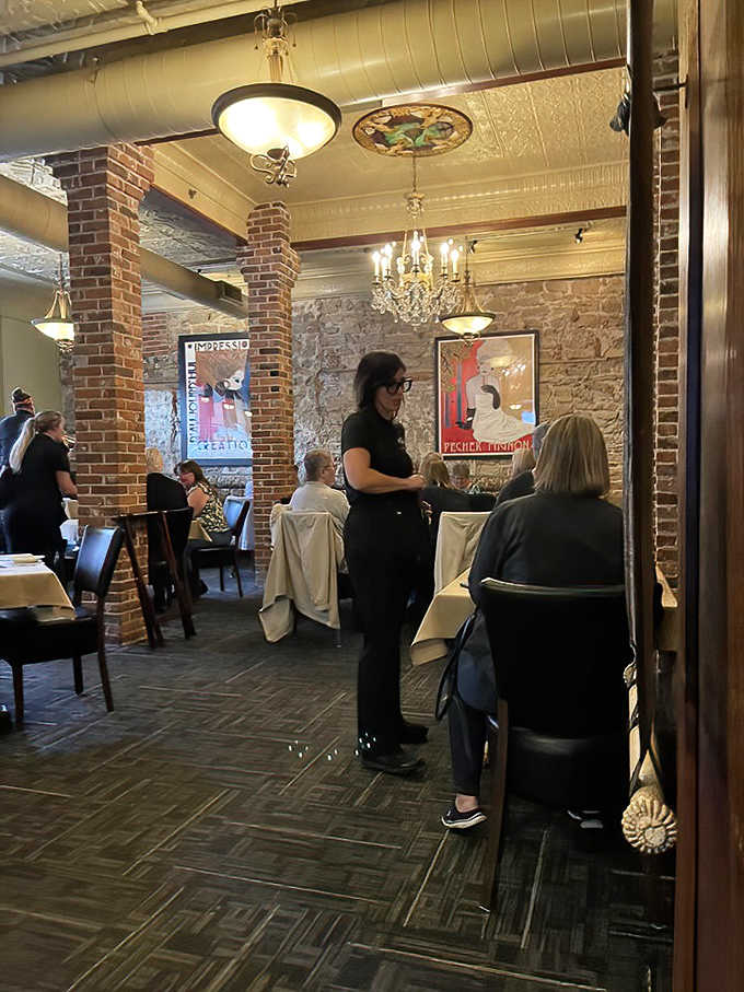 Attentive service orchestrates the dining experience with a choreography that's both efficient and warmly personal.