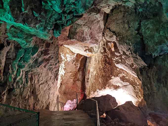 Tour paths lead explorers through spaces where silence and stone create an atmosphere found nowhere else on earth.