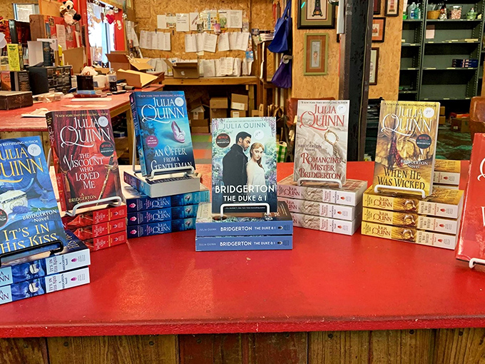 Julia Quinn's Bridgerton novels command attention with their vibrant covers, promising readers romance long before Netflix discovered them.