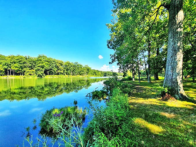 The lakeshore view that's launched a thousand "wish you were here" texts and made countless office workers jealous.