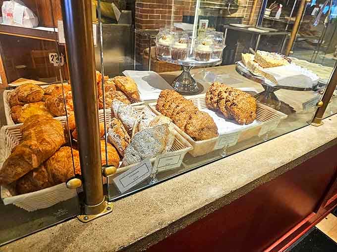 The display case &ndash; where willpower goes to die and "I'll just have one" becomes the day's most optimistic fiction.