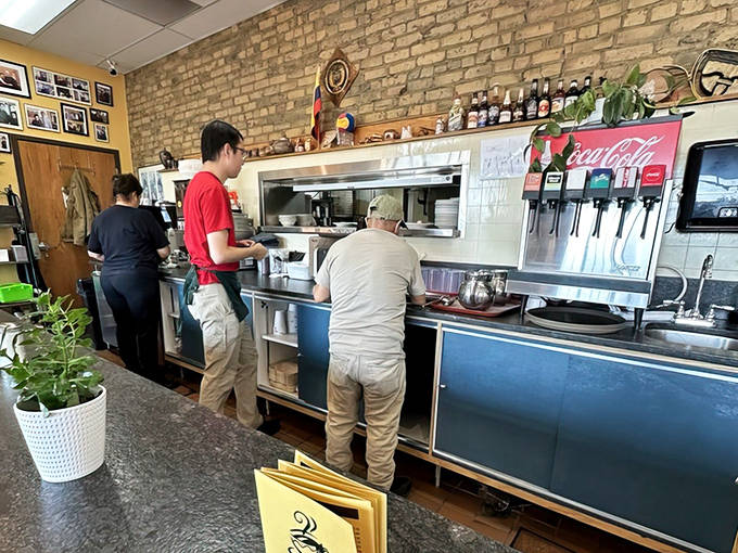 Behind every great meal is a dedicated team—Maria's staff works with focused precision to ensure each dish meets their exacting standards.