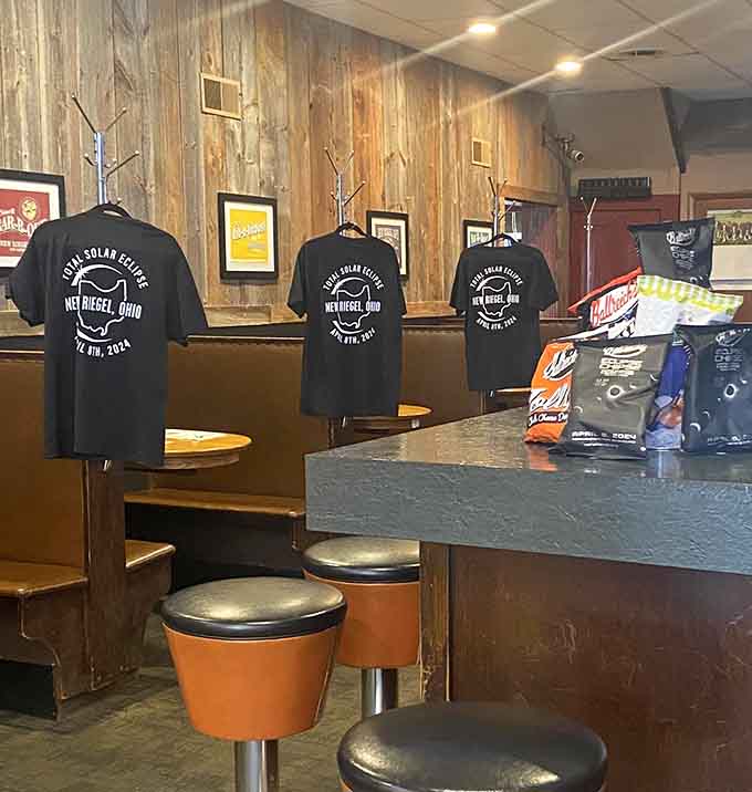 The merchandise selection lets you broadcast your excellent taste in barbecue joints to the entire world.