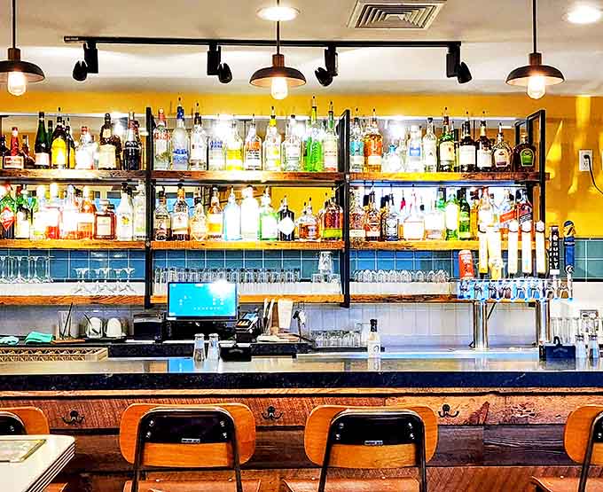 The bar doesn't just serve drinks &ndash; it serves possibilities. Each bottle contains stories waiting to be poured, each stool an invitation to stay awhile.