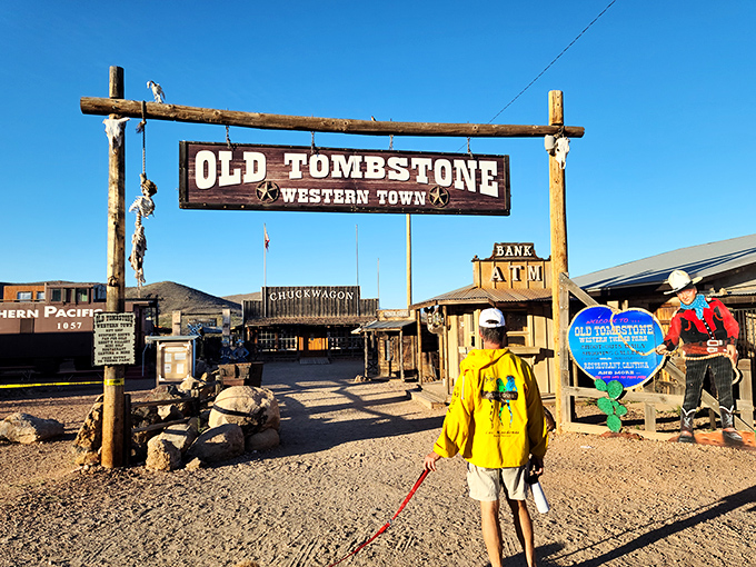 Old Tombstone Western Theme Park brings gunslinging entertainment to families who prefer their Wild West with a side of mini-golf and sarsaparilla.