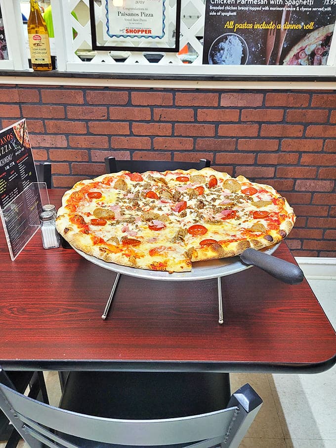 Pizza: Who'd expect pizza perfection at a roast beef haven? This hand-tossed surprise might just change your ordering strategy forever.