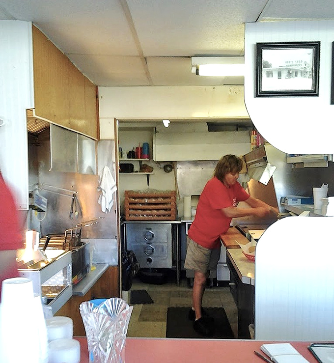 Behind the scenes magic &ndash; where simple ingredients transform into legendary burgers through decades of practiced perfection.