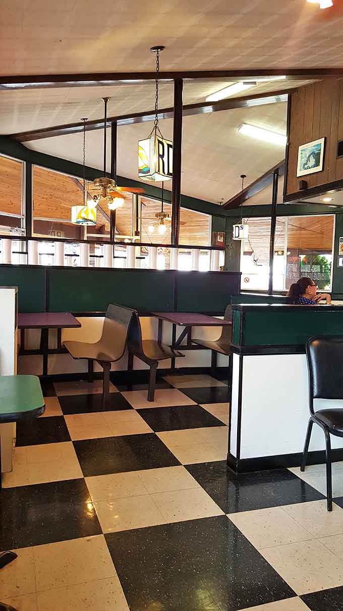 The dining area's retro charm creates the perfect backdrop for making memories over meals that'll have you planning your return visit immediately.