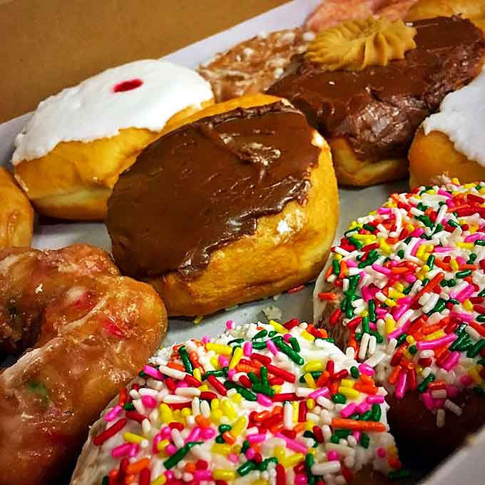 A perfect morning trifecta: Schuler's signature donuts paired with their house-brewed coffee – because adulting means you can have dessert for breakfast.