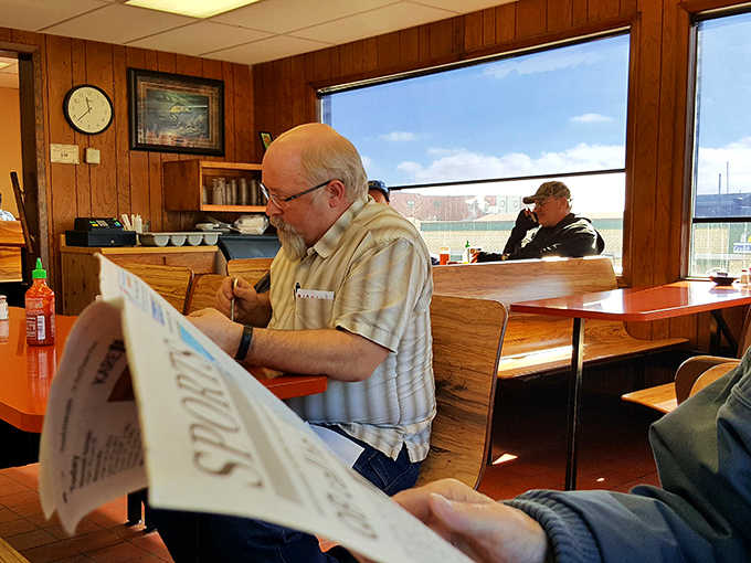 Window seats offer prime people-watching with your pancakes &ndash; a simple pleasure that big-city eateries can't replicate.