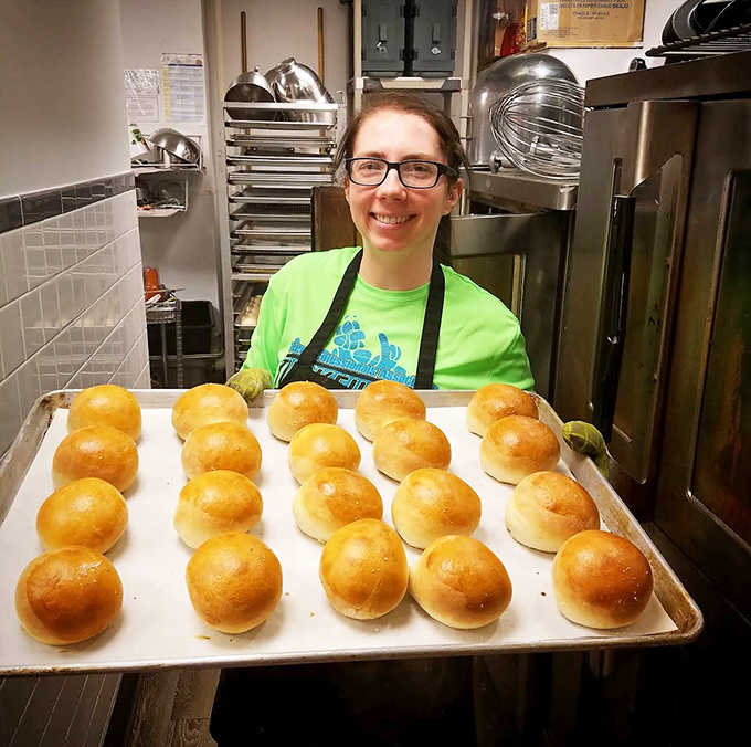 Behind every great bakery is someone who wakes up at an ungodly hour to make magic happen &ndash; fresh rolls lined up like edible soldiers.