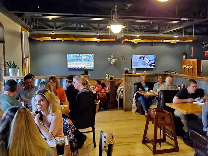 Where strangers become friends over shared plates and the universal language of "mmm" echoes through the historic space.