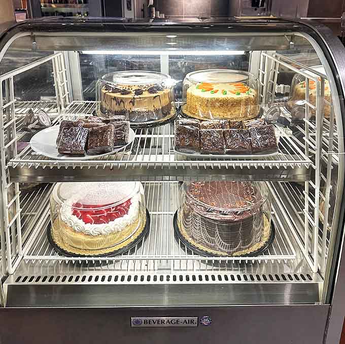 The dessert case might stop you in your tracks &ndash; these aren't dainty desserts but celebrations of sweetness that provide the perfect finale.