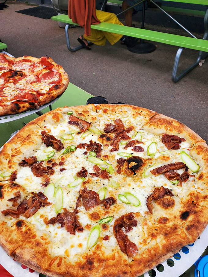 Earthy truffle, salty bacon, and fresh asparagus create a sophisticated flavor profile that's worth every penny.