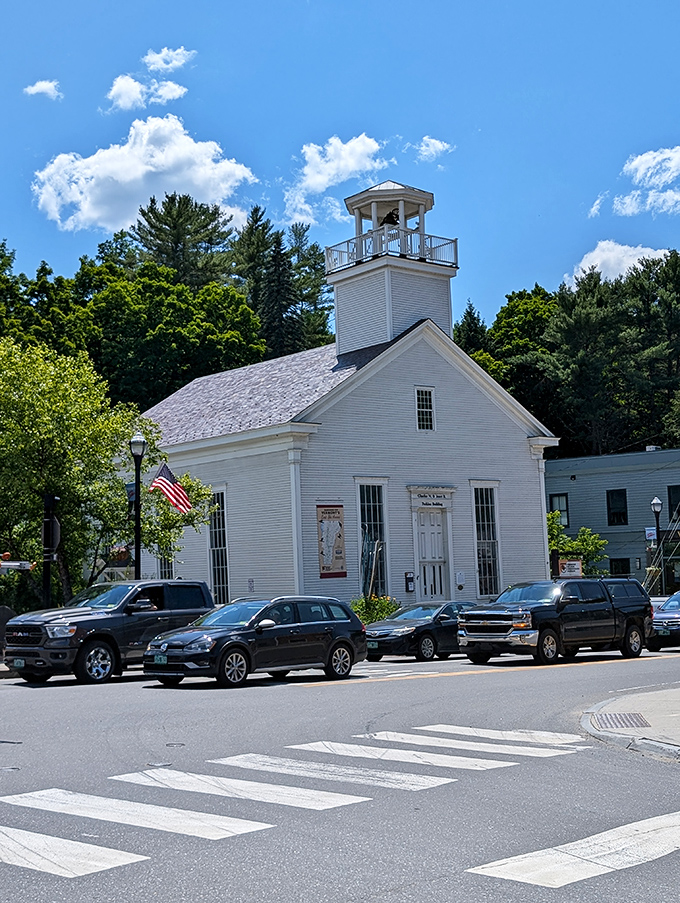 The Vermont Ski and Snowboard Museum preserves the state's winter sports legacy, housed appropriately in a structure as classic as the artifacts within.
