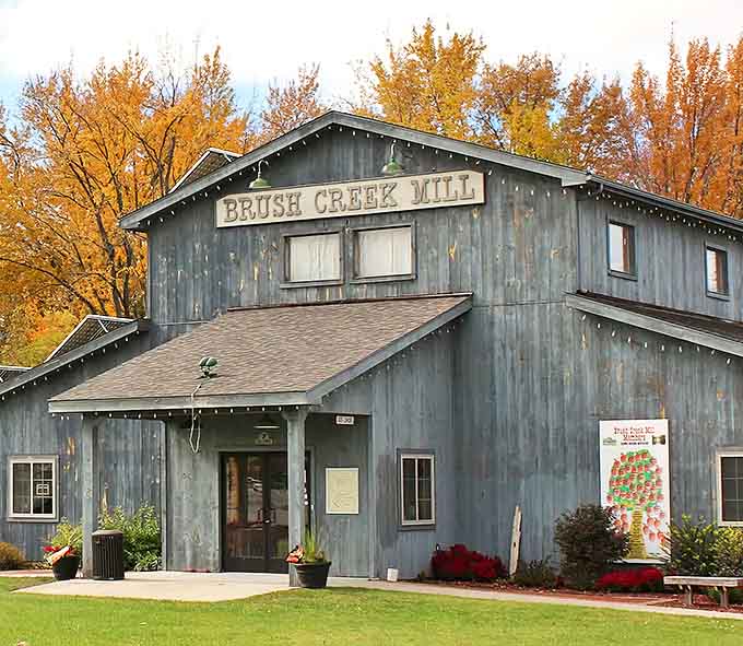 Brush Creek Mill stands as a testament to preservation done right, now serving as a community hub and artisan marketplace.