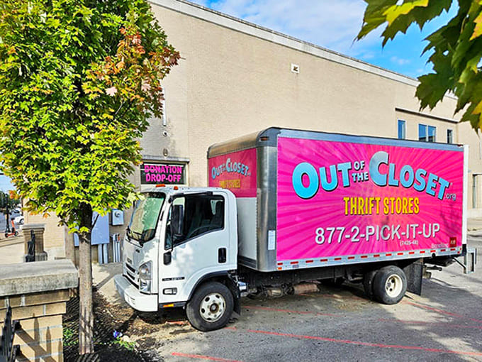 The donation truck &ndash; where the magic begins! Every delivery brings new possibilities and potential treasures.