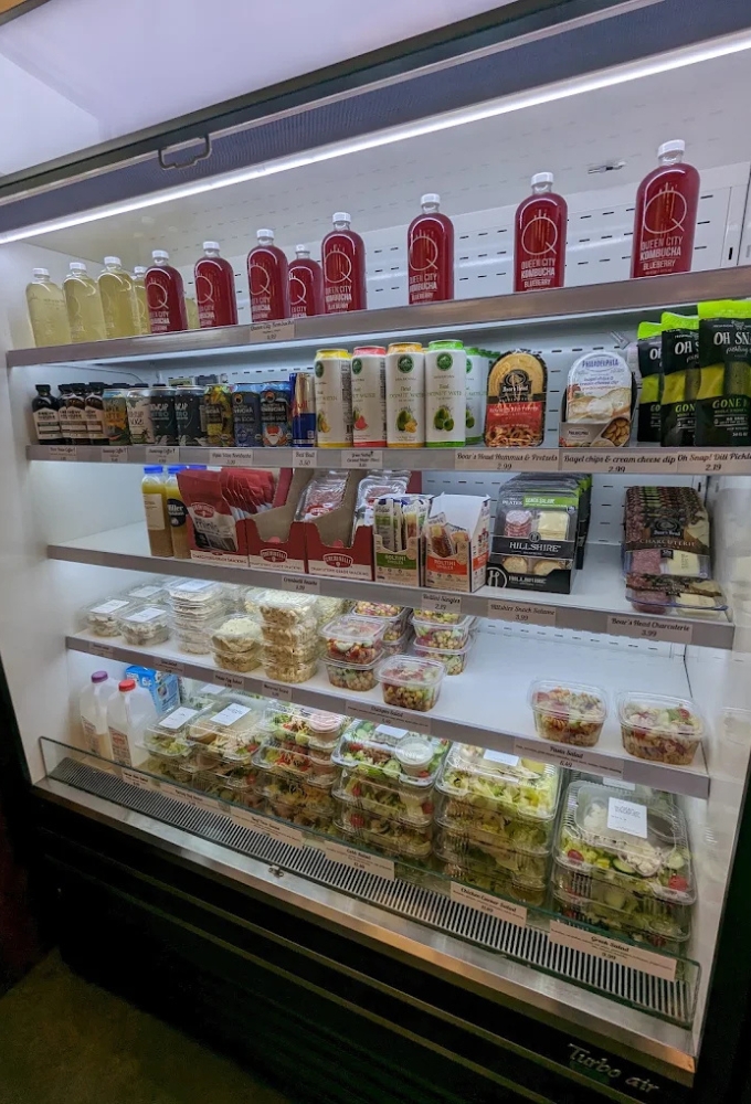 For the impatient gourmand, pre-made salads and sandwiches maintain the same quality standards as their made-to-order siblings.