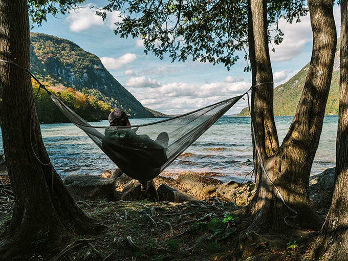 The ultimate relaxation station &ndash; where a hammock between trees becomes front-row seating to nature's most spectacular show.