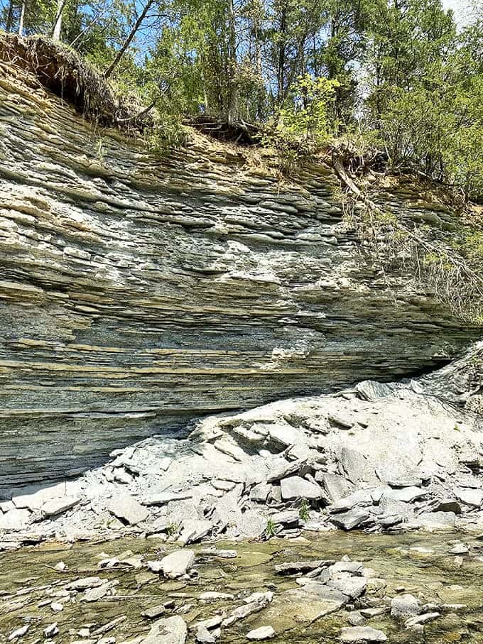 Nature's perfect layer cake of rock formations &ndash; each tier representing thousands of years and zero calories, unlike the real thing.