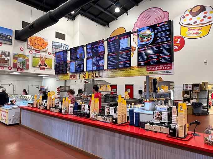 Modern ordering stations streamline the process of getting your hands on those famous cheese curds and creamy ice cream.