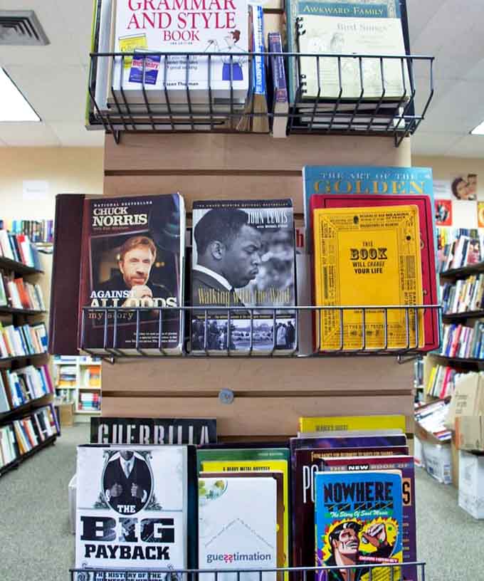 The non-fiction section offers everything from presidential biographies to self-help guides that capture the wisdom (and fads) of their eras.