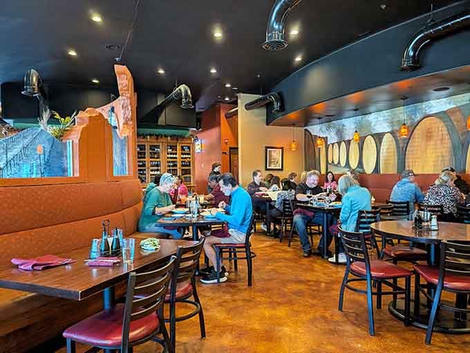 Happy diners enjoying their meals in a space that feels both special and comfortable, exactly as it should.