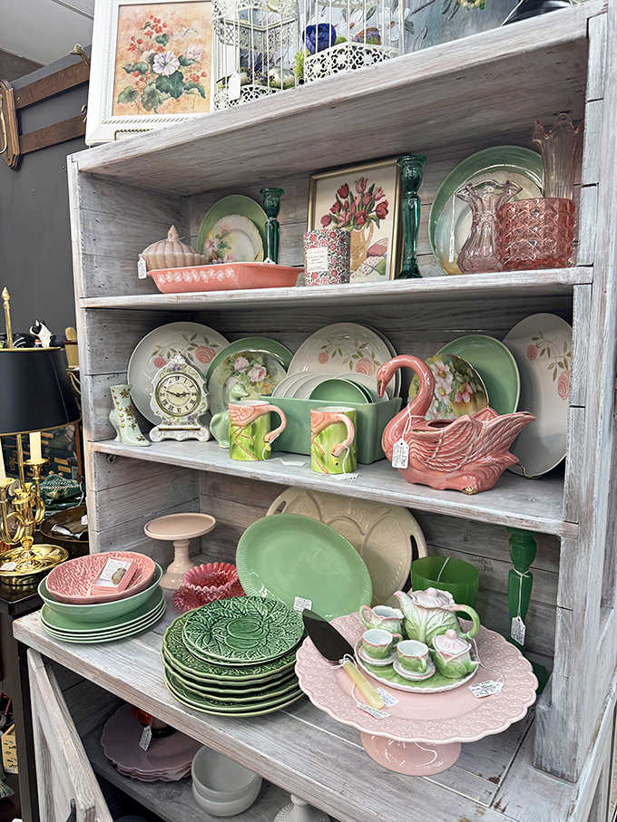Vintage dishware in soft pastels creates a dreamy tableau that would make any table setting feel special &ndash; grandmother-approved and Instagram-ready.