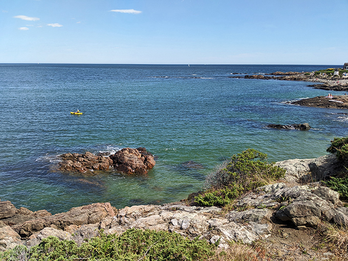 The crystalline Atlantic reveals every ripple in the sandy bottom, tempting even the most hesitant waders.